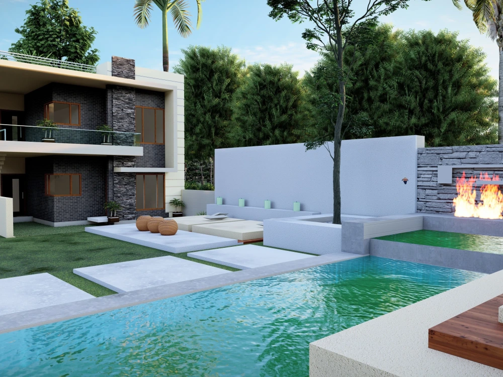 Realistic 3D rendering images for your architectural or landscape ...