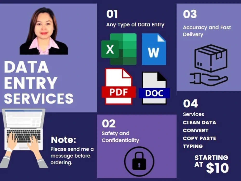 Accurate and on-time delivery of your data entry needs | Upwork