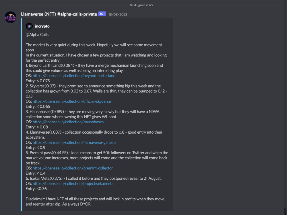 A Discord Mirror Bot | Upwork