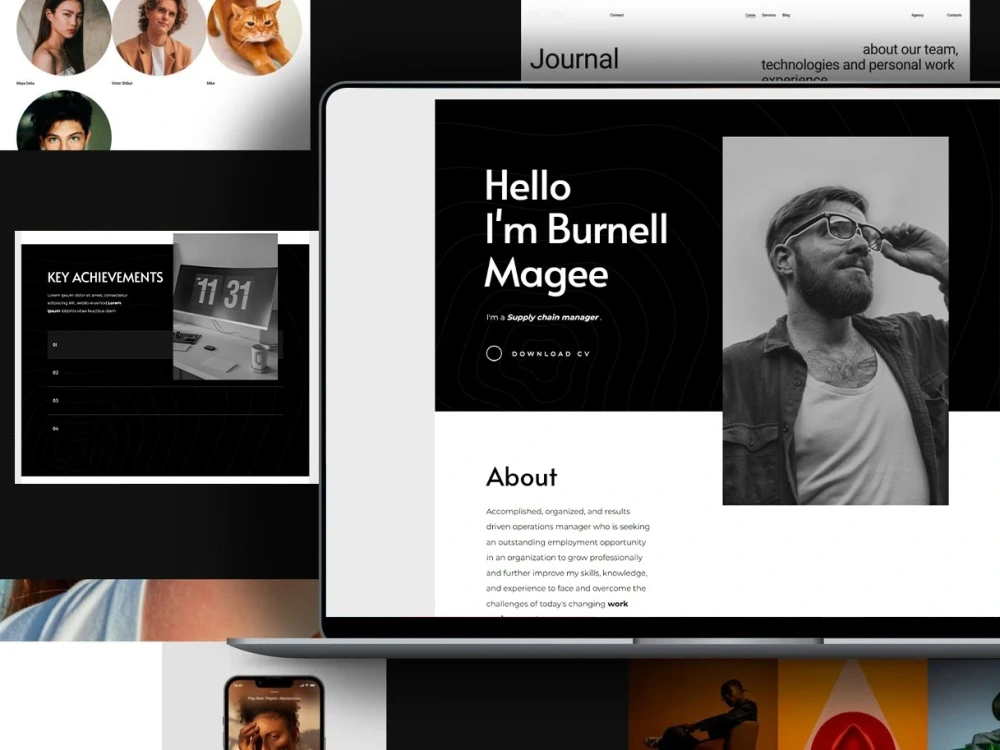 A modern website UI Design | Upwork