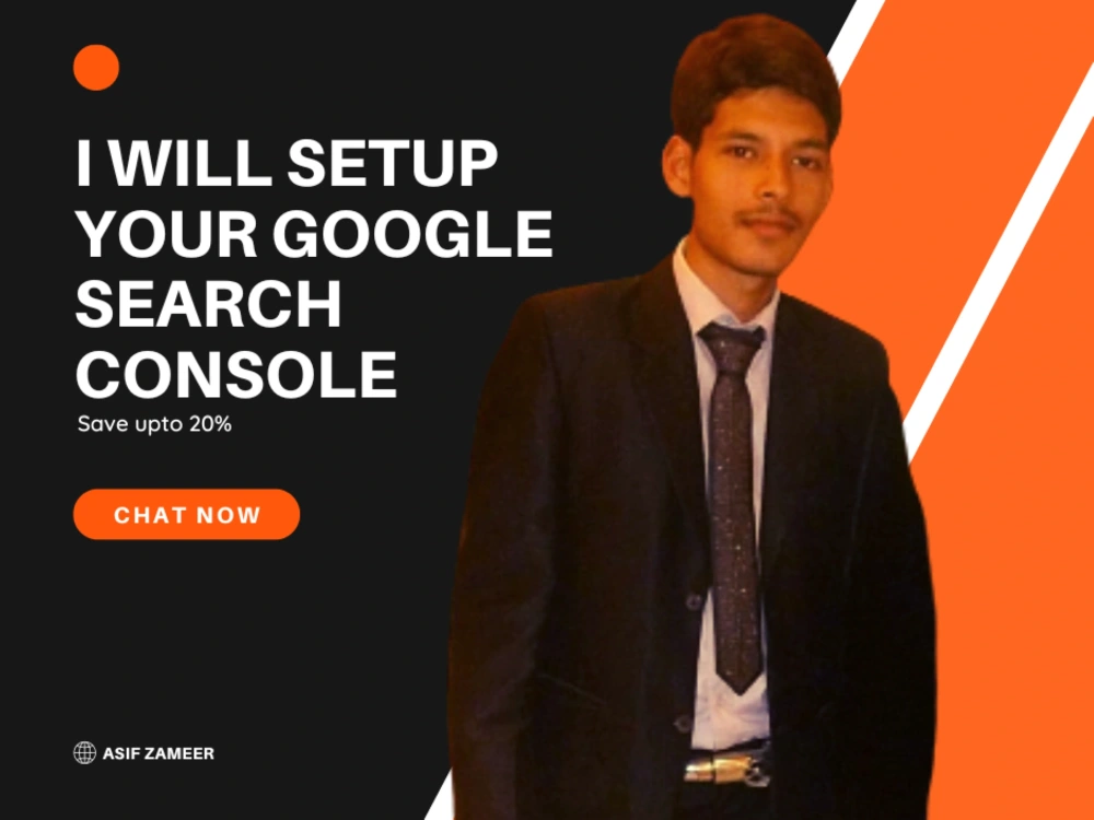 Google Search Console setup with your website. | Upwork