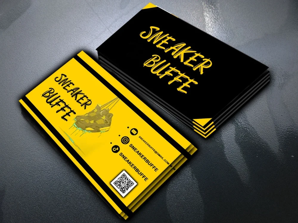 A professional business card for your sneaker store | Upwork