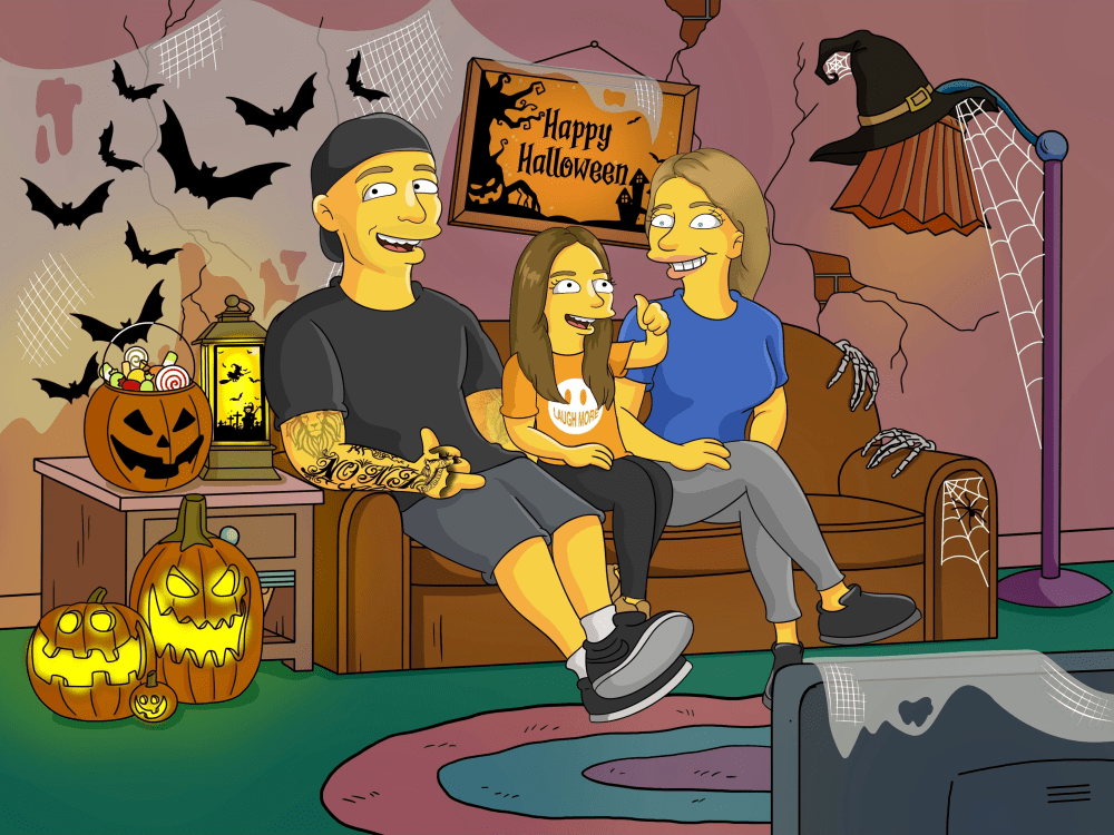 An individual Simpsons style portrait | Upwork