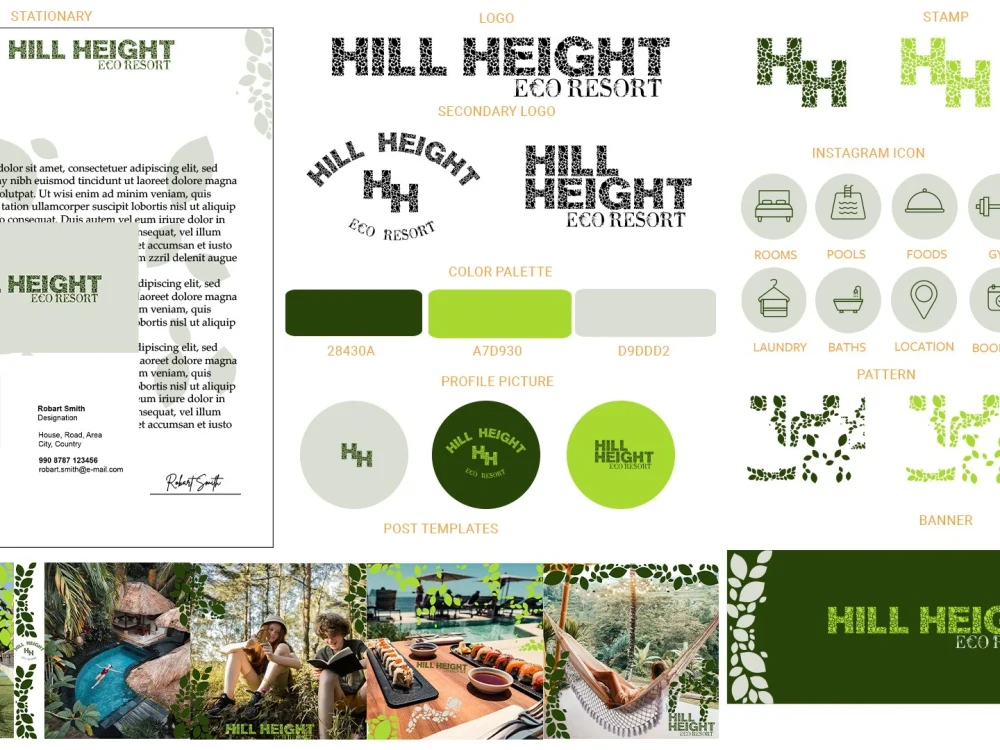 Complete brand identity with signature logo and social media kit | Upwork