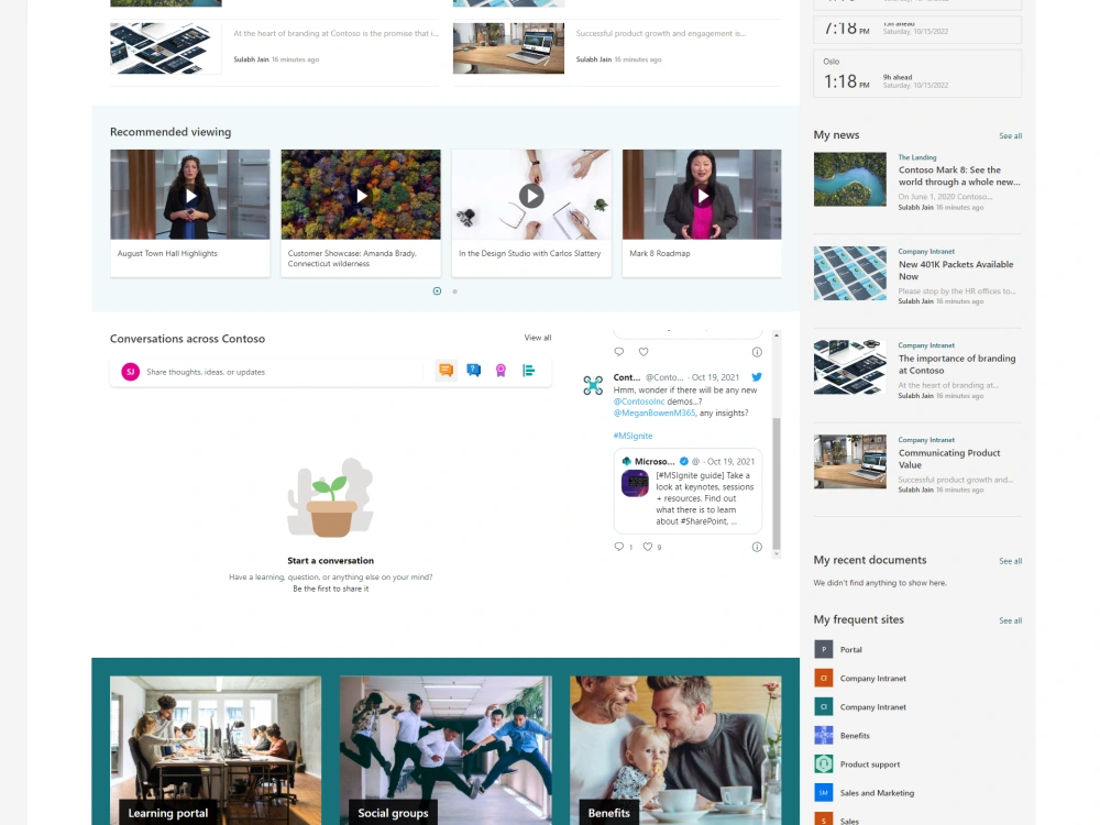 An intranet solution on SharePoint Online/Office 365 | Upwork