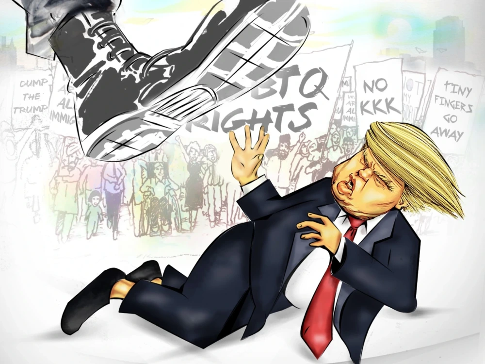 A professional editorial and political cartoon | Upwork