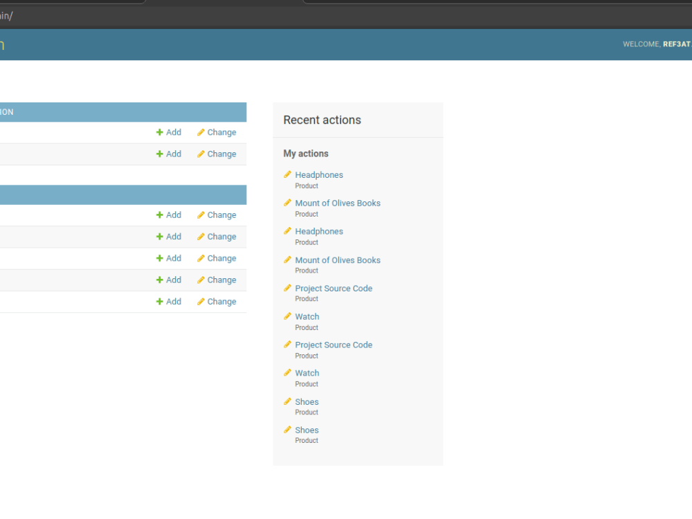 Django Ecommerce Website 4 pages | Upwork