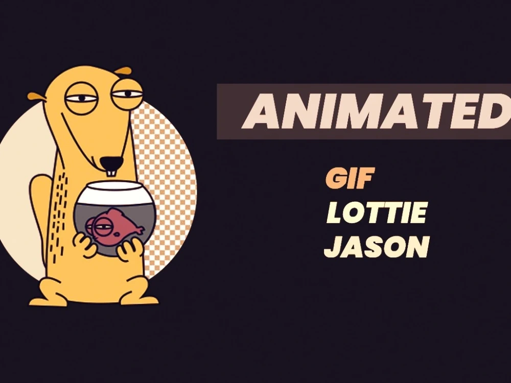 Custom animated gif, lottie, mp4. | Upwork