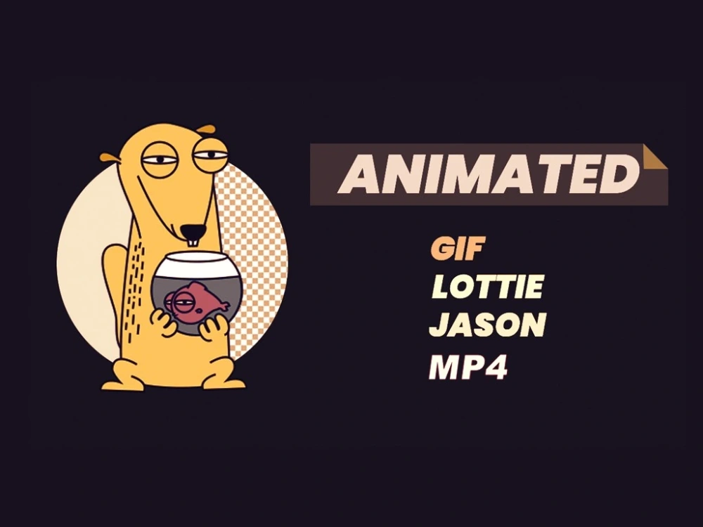 Custom animated gif, lottie, mp4. | Upwork