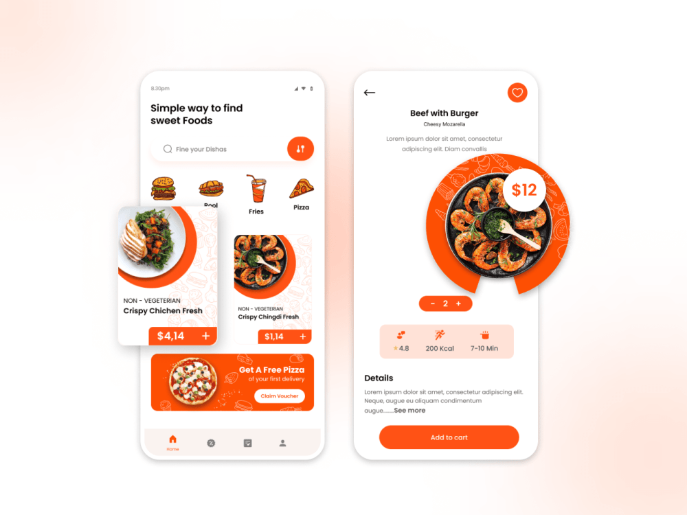 Mobile app screen UI/UX design in Figma or XD | Upwork
