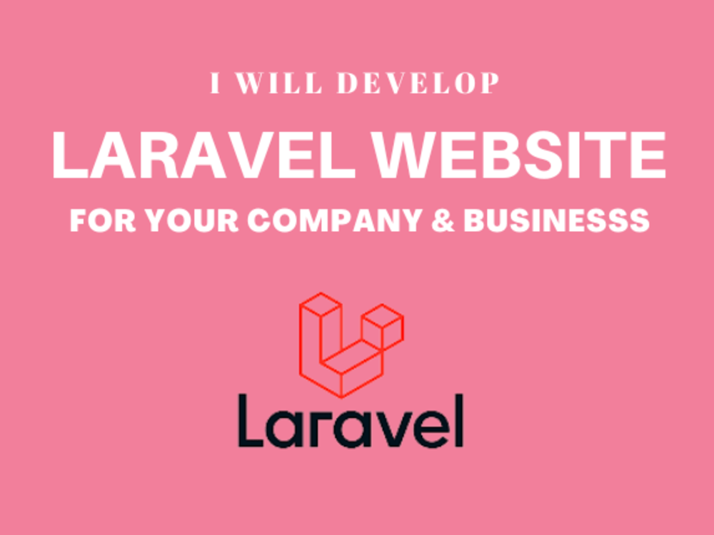 A modern PHP & Laravel website for your business | Upwork