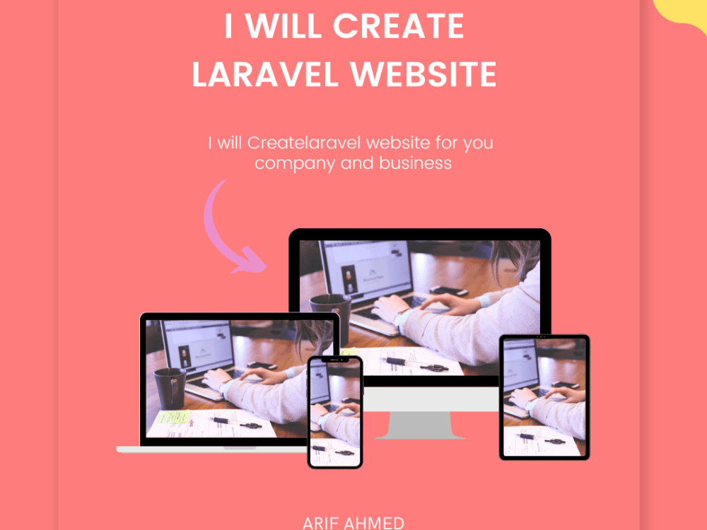 A modern PHP & Laravel website for your business | Upwork