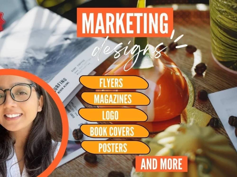 An asthetic logo/magazine/flyer/banner design for your business | Upwork