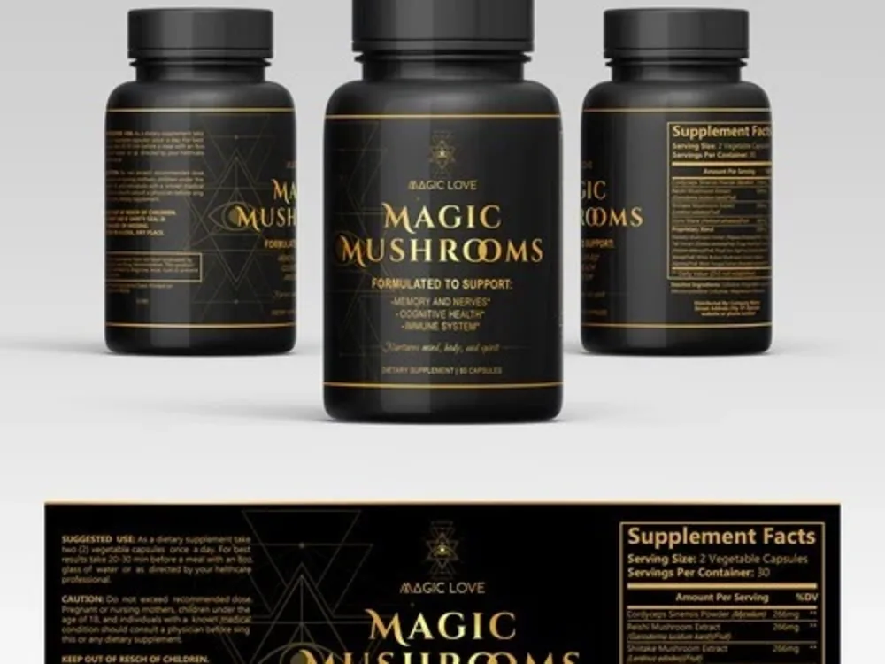 A custom label design for supplement bottles | Upwork