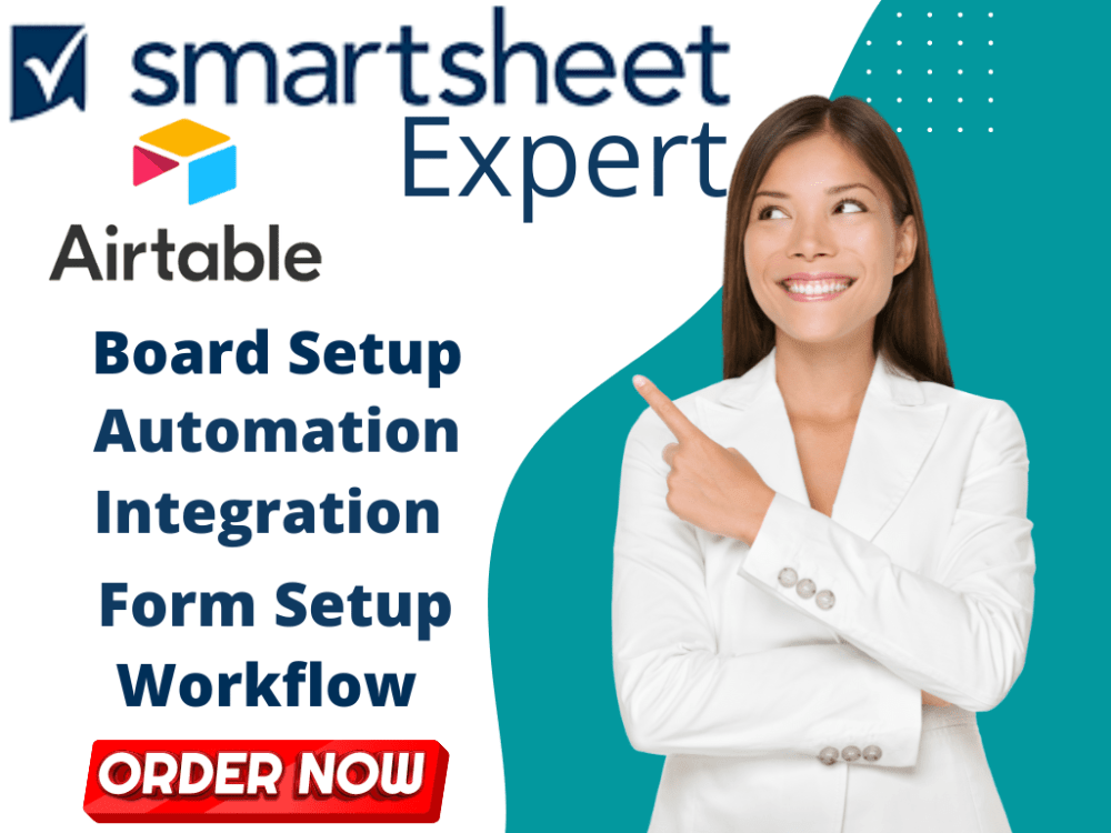 Smartsheet and airtable account setup, smartsheet and airtable automation | Upwork