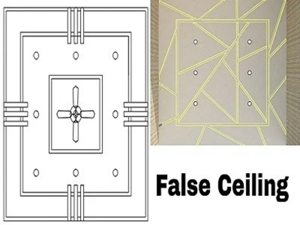 Modern 2D and 3D Ceiling Design | Upwork