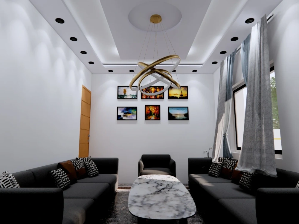 Modern 2D and 3D Ceiling Design | Upwork