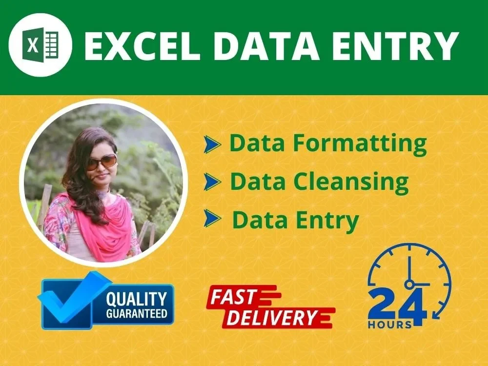 Excel data entry, excel data formatting and cleaning service | Upwork