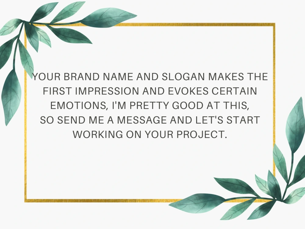 Captivating Names & Slogans for your: Brand/Product/Service/App/Movie ...