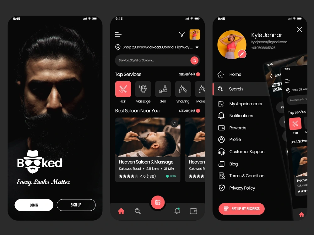A creative mobile app UI/UX design | Upwork