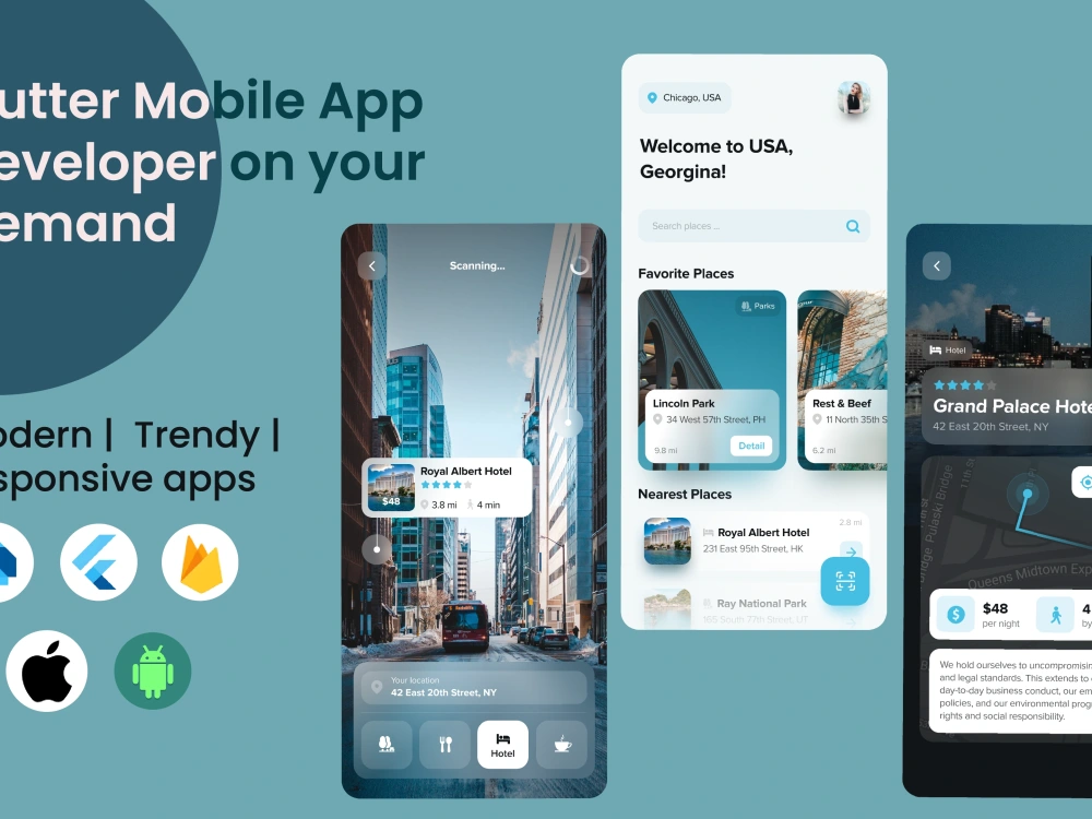An Interactive, modern and trendy Hybrid Mobile App on Flutter | Upwork