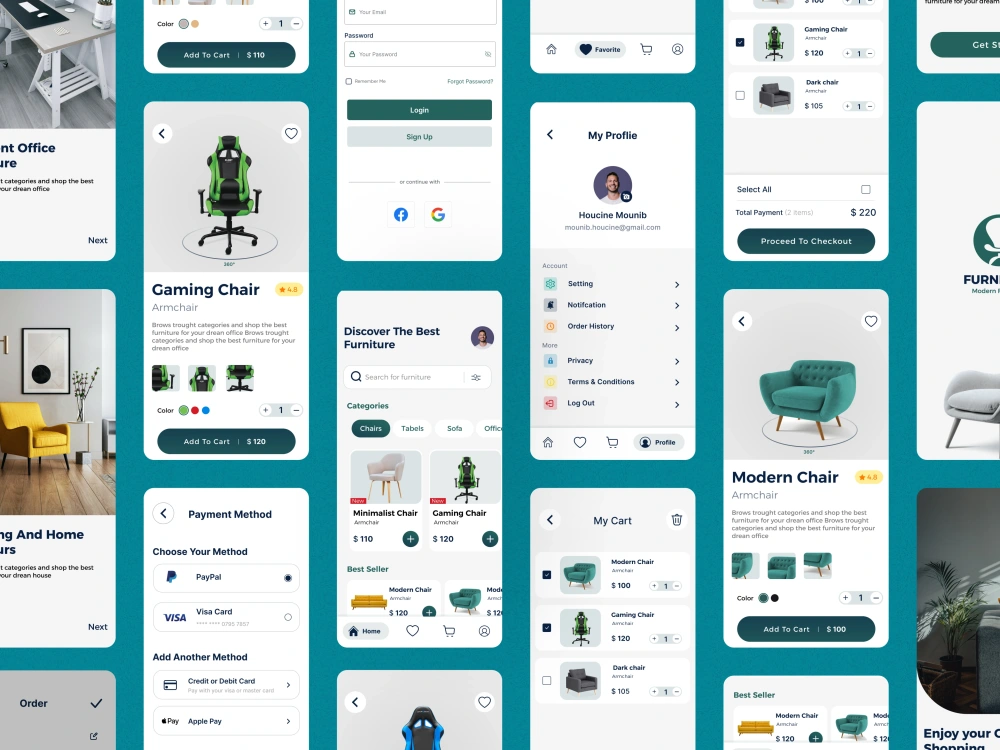 Professional and Modern UI/UX Design for your Mobile App | Upwork