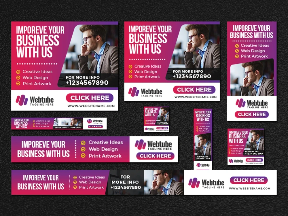 Creative banner ads for Google Ads | Upwork