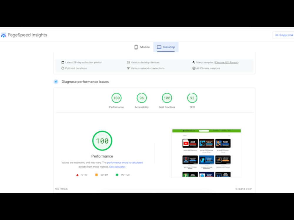 A fast loading WordPress website with core web vitals | Upwork