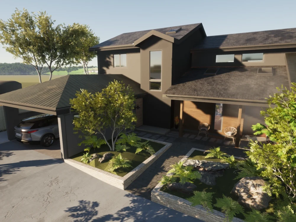 Several sketched master plan options before going in the final ...