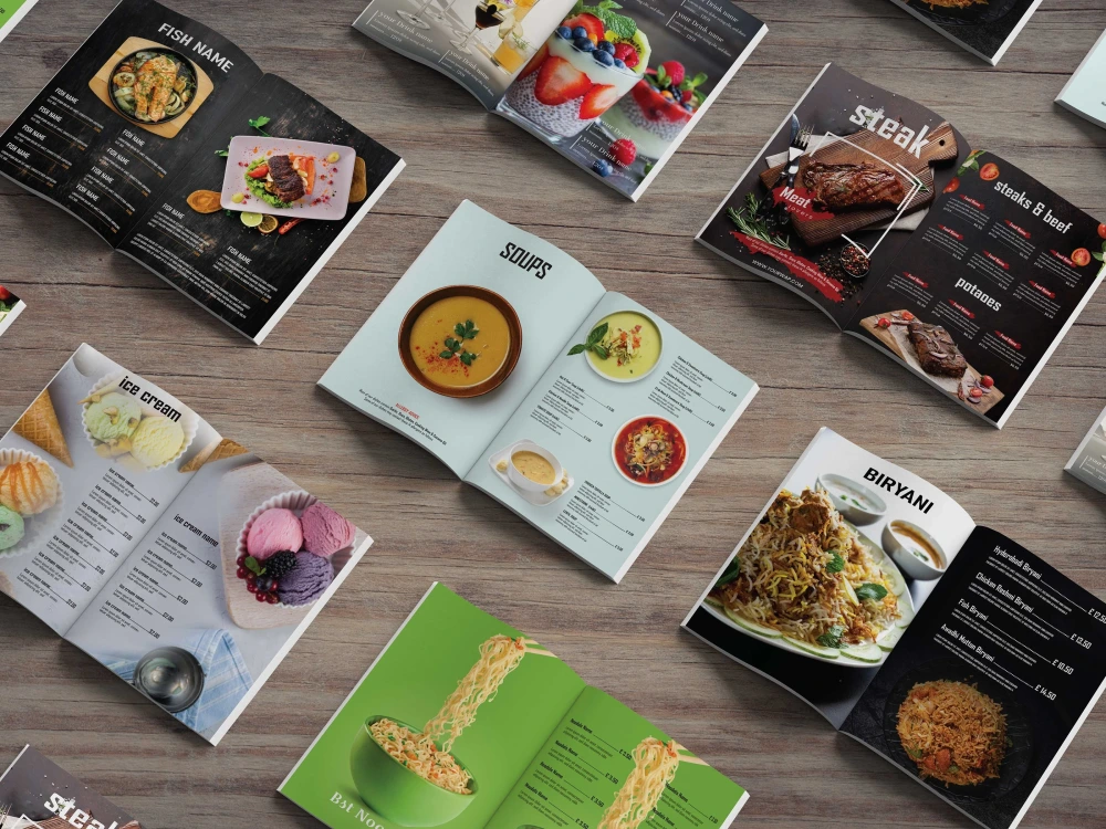 A modern and professional restaurant menu design | Upwork