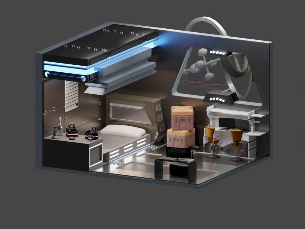 3D isometric style environment illustrations. | Upwork