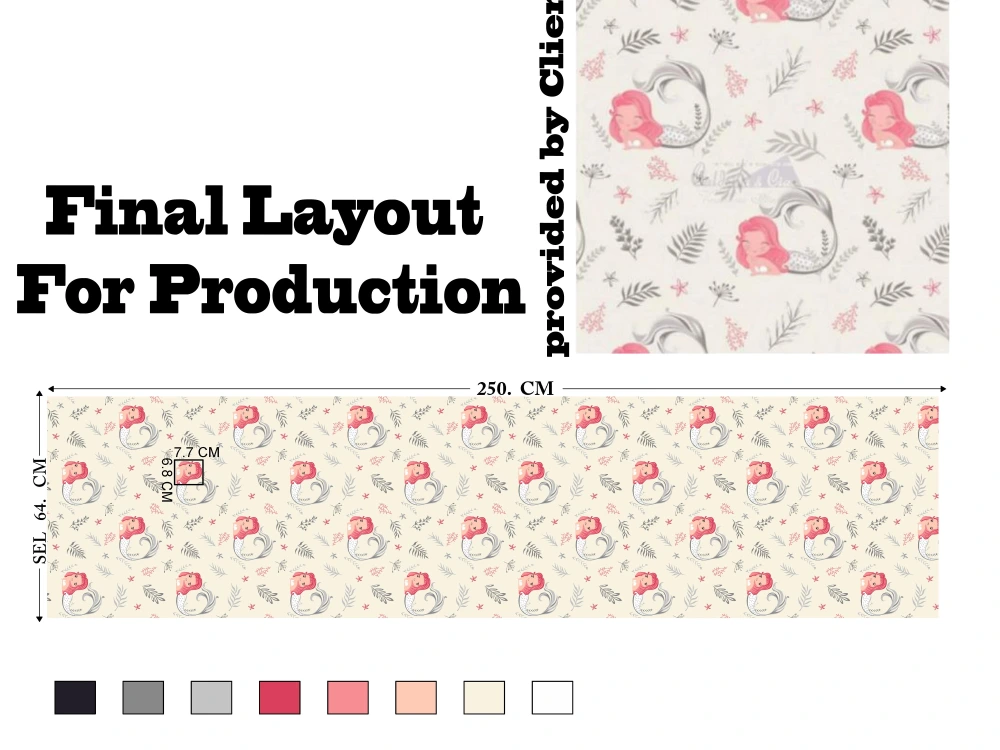 A Textile Seamless & Re-Draw Pattern Or Panel For Fabric Print | Upwork
