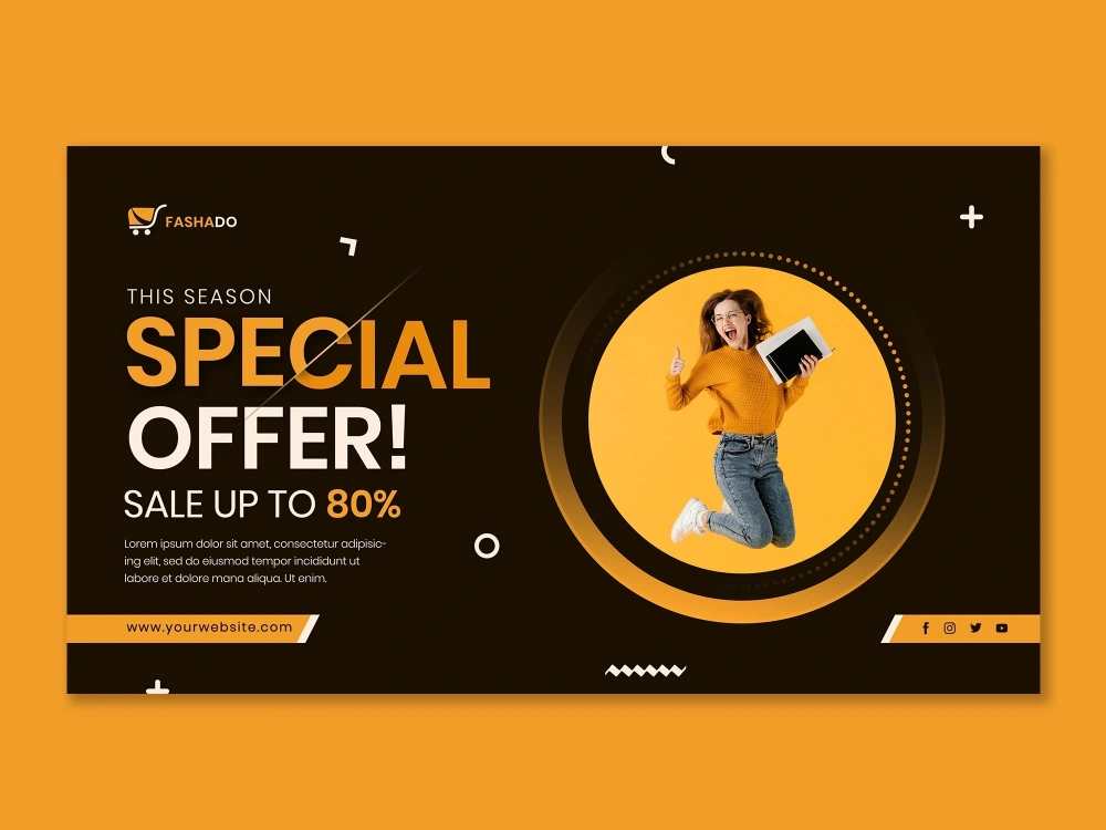 Website banner, header, slider, or ads | Upwork