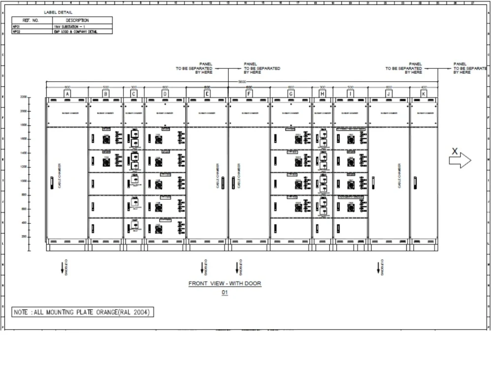 Electrical panel board shop drawing. | Upwork