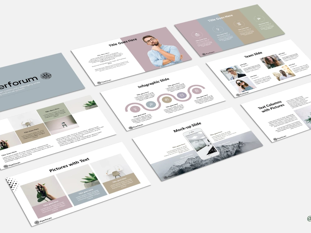 A branded custom PowerPoint template design | Upwork