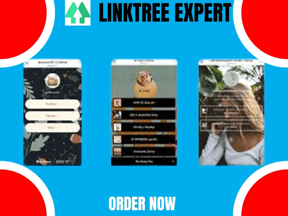 Linktree landing page design setup and customize Linktree bio link | Upwork