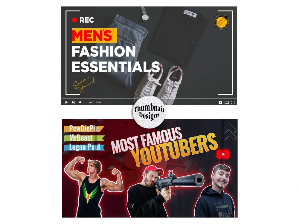 An amazing youtube thumbnail in just 5 hrs | Upwork