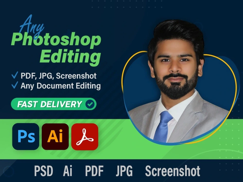 Photoshop document editing, screenshot, PDF Edit | Upwork