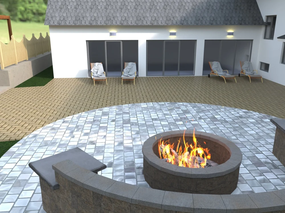 A realistic render of your interior, exterior and even your backyard ...
