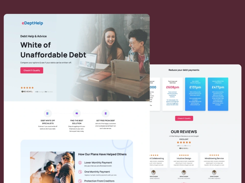 A modern and user-friendly website design | Upwork