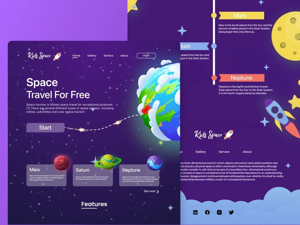 Stunning website UI UX design for your company | Upwork