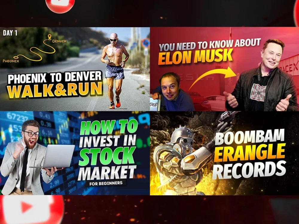 Attractive Eye-Catchy YouTube Thumbnail Design | Upwork