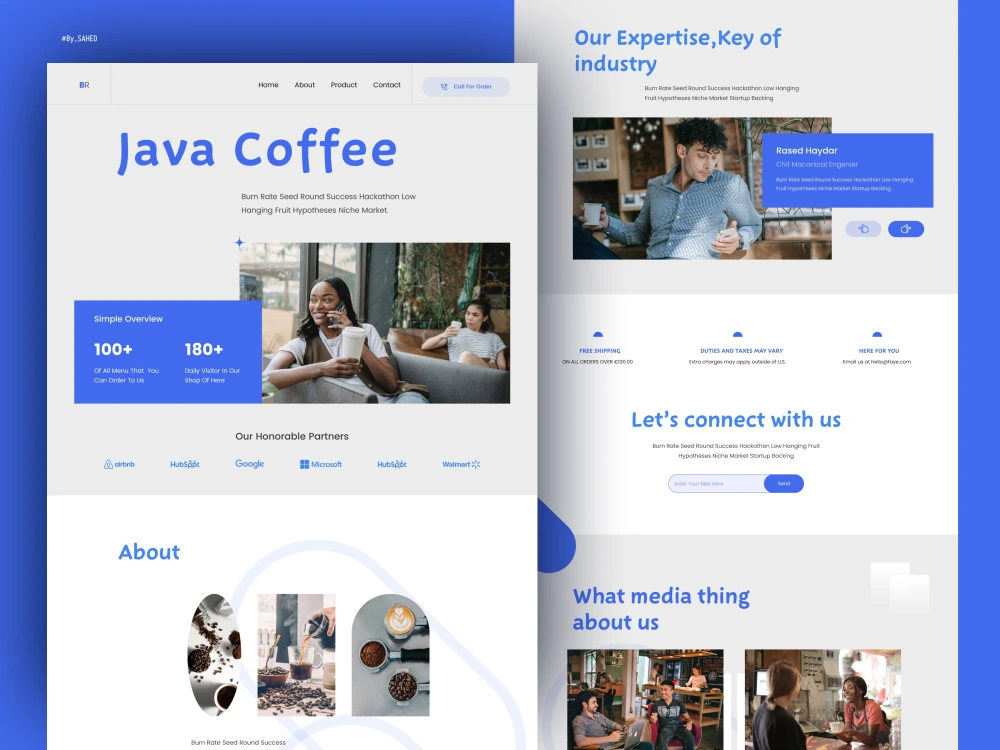 A website design for desktop and mobile | Upwork