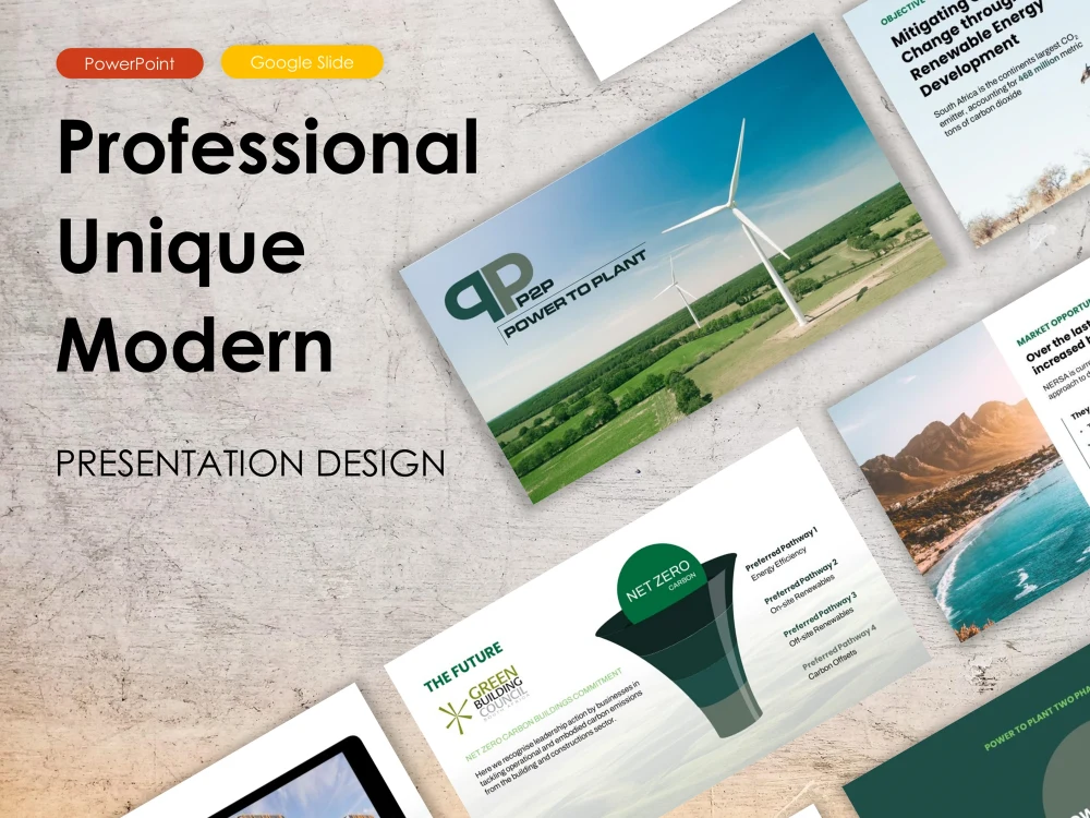 A clean and modern powerpoint presentation for any project purposes ...