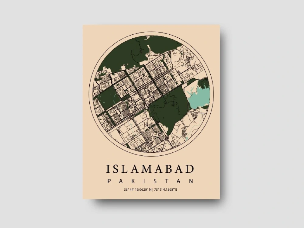 A customized city map poster in any style | Upwork