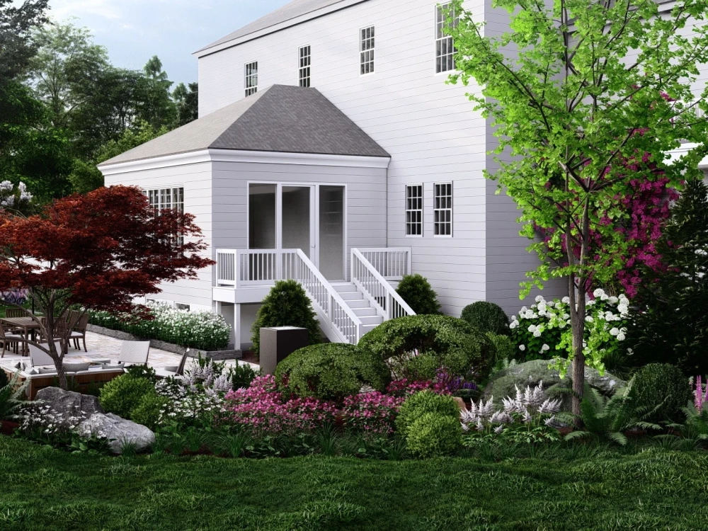 A realistic Landscape design with 3D renderings and 2D Plans | Upwork