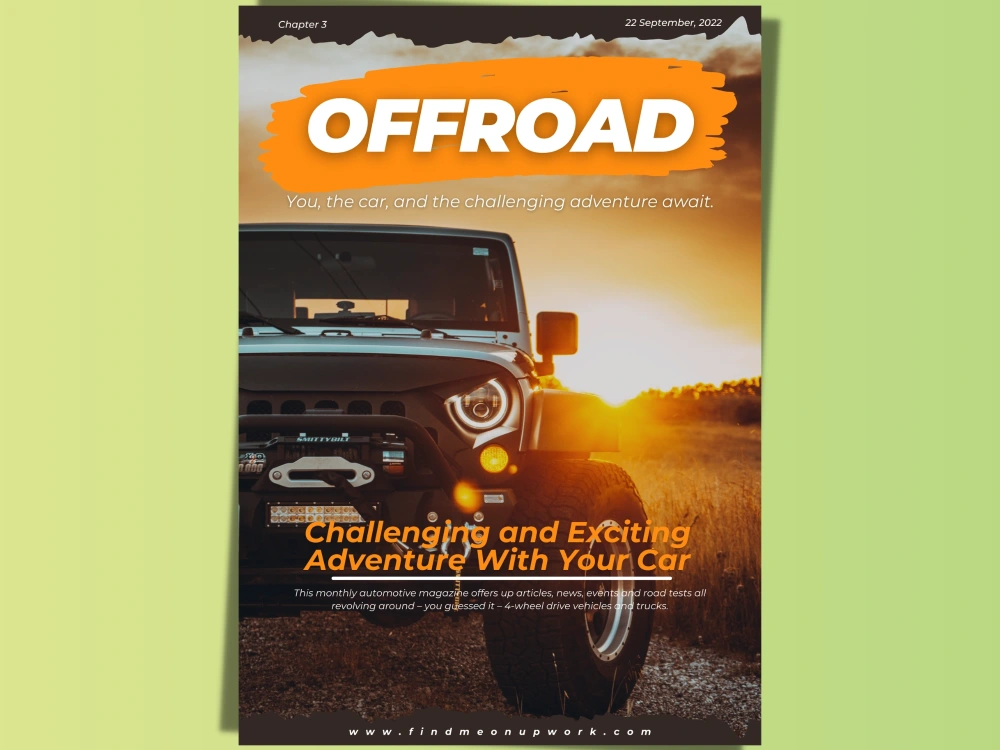 A modern magazine cover design | Upwork
