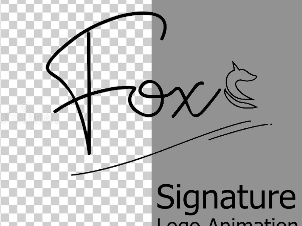 Handwritten signature animation for youtube intro outro and others | Upwork