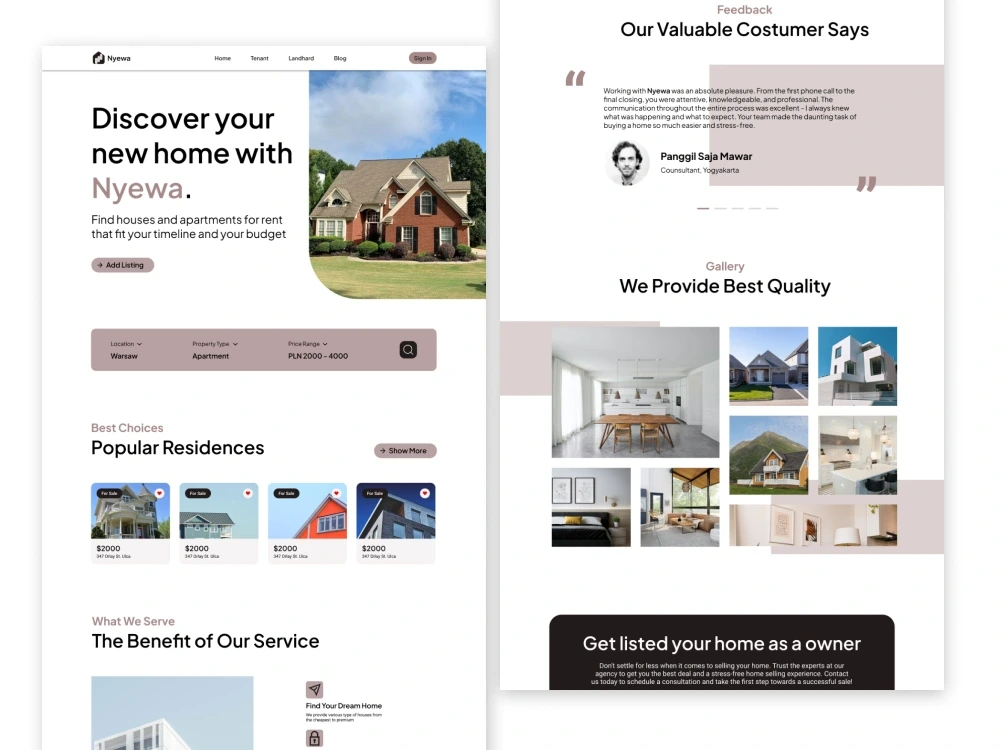 Clean, Stunning, and Unique UI & UX Design for your Web and Mobile App ...