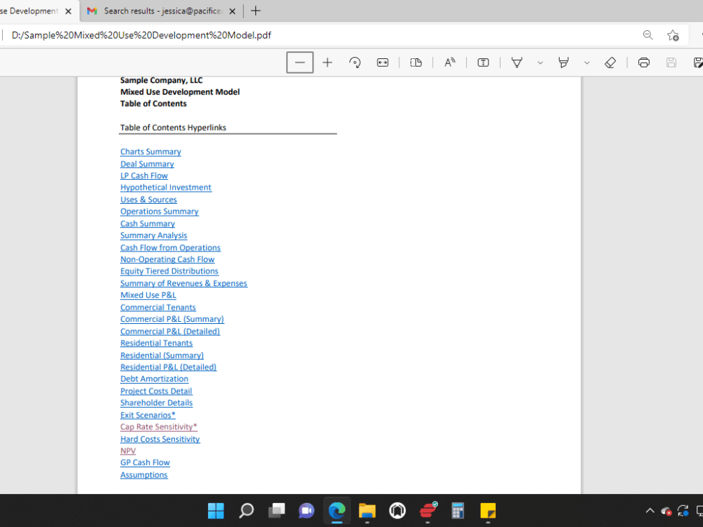Dynamic mixed use commercial real estate development model | Upwork